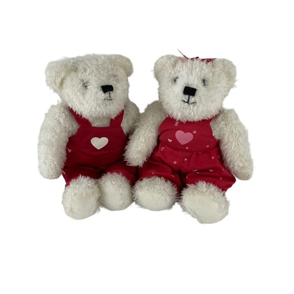 Hallmark | Toys | Hallmark Teddy Bear 9 Plush Valentine Boy Girl Couple ...